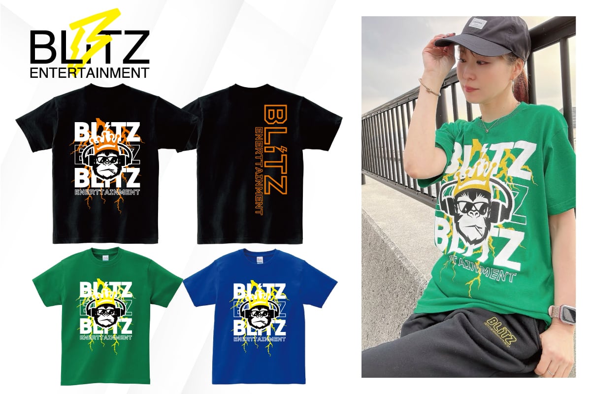 【BLiTZ】-オリジナルTシャツ（ゴリラ）- | SHOP | バレエ＆新体操＆フィットネス用品の専門店ダンスカウンティ